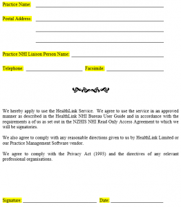 How-to Guide: Completing the NHI Lookup Application Form - Healthlink NZ